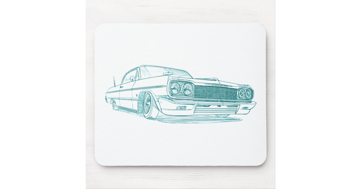 Che Impala 1964 lowrider Mouse Pad | Zazzle
