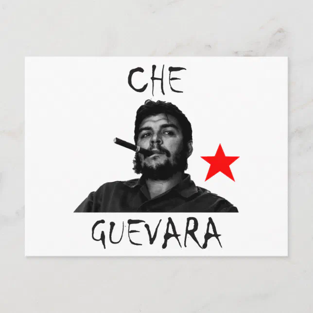 Che smoking postcard | Zazzle