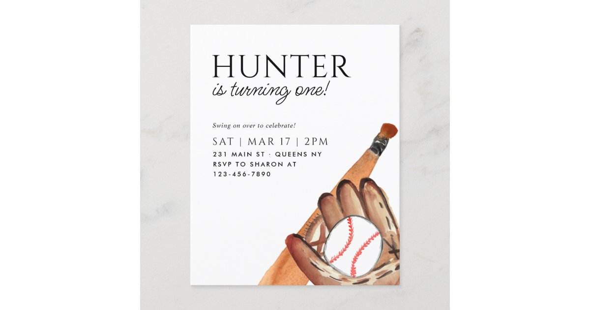 Cheap Baseball Bat Glove Ball Kid Sports Birthday Flyer | Zazzle