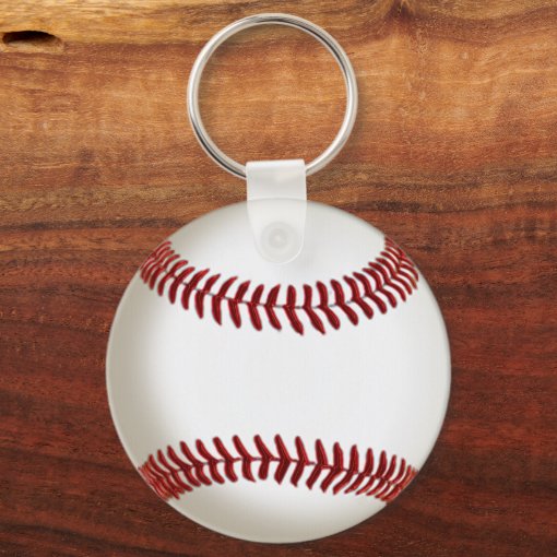 Cheap Gifts for Coaches Custom Baseball Keychains | Zazzle