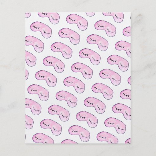 Cheap Makeup Pajama Girls Slumber Spa Birthday Flyer | Zazzle