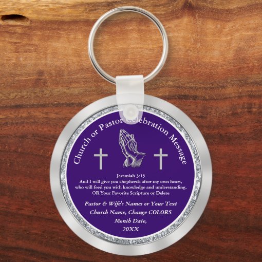 Cheap Personalized Church Anniversary Souvenirs Keychain | Zazzle