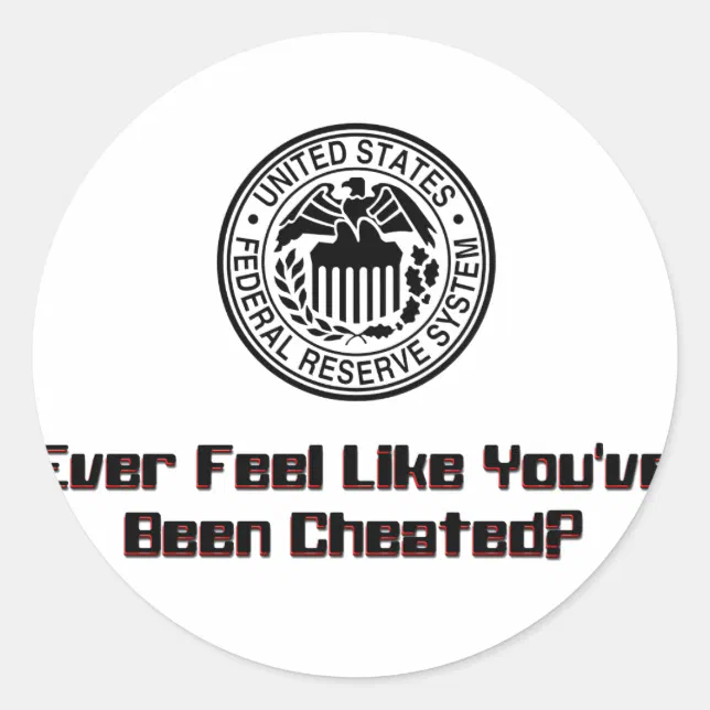 Cheated2 Classic Round Sticker | Zazzle
