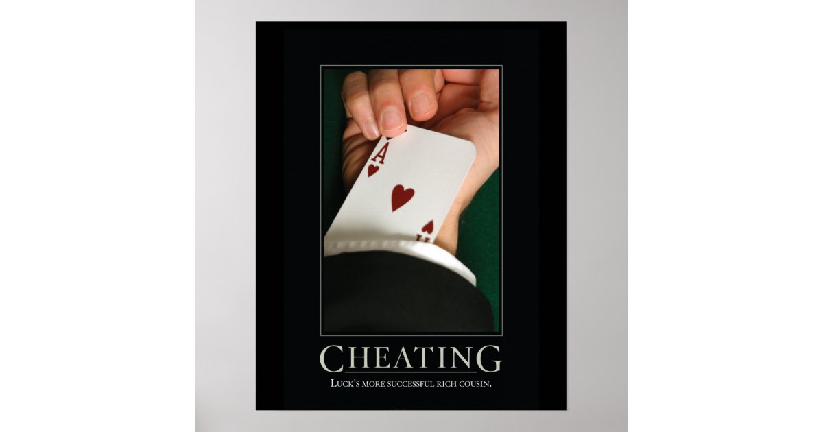 Cheating Demotivational Posters | Zazzle