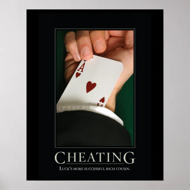 Cheating Demotivational Posters | Zazzle
