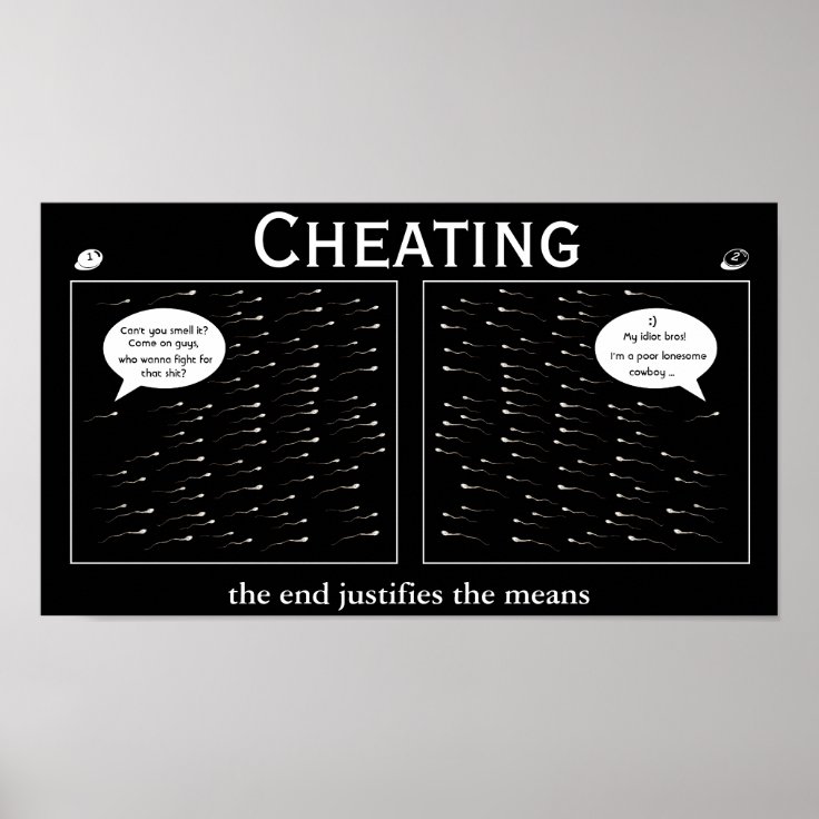 Cheating - Motivational Demotivational Poster | Zazzle