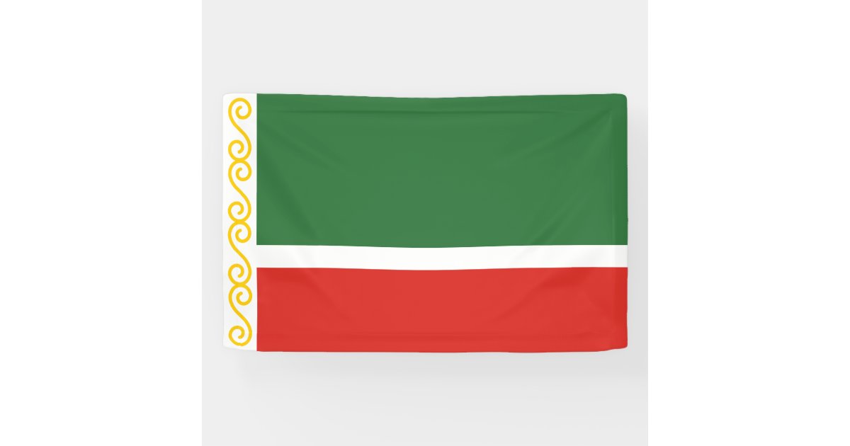 Chechnya Flag Banner | Zazzle