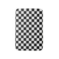 Check Black White Checkered Pattern Checkerboard Bath Mat | Zazzle