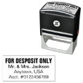 Check Endorsement Self-inking Stamp | Zazzle