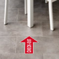 Check Out Directional Arrow Red Floor Decals | Zazzle
