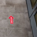 Check Out Directional Arrow Red Floor Decals | Zazzle