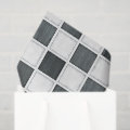 Checked Checkerboard Black and White Decoupage Tissue Paper | Zazzle