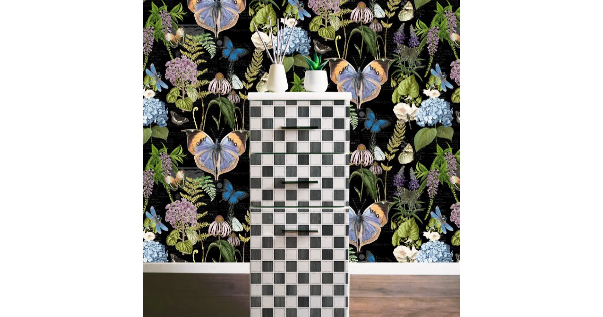 Checked Checkerboard Black and White Decoupage Tissue Paper | Zazzle