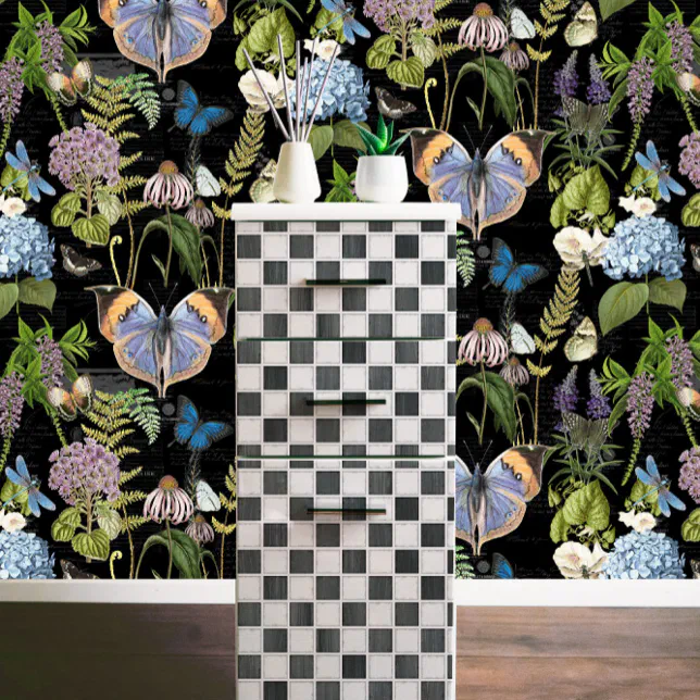 Checked Checkerboard Black and White Decoupage Tissue Paper | Zazzle