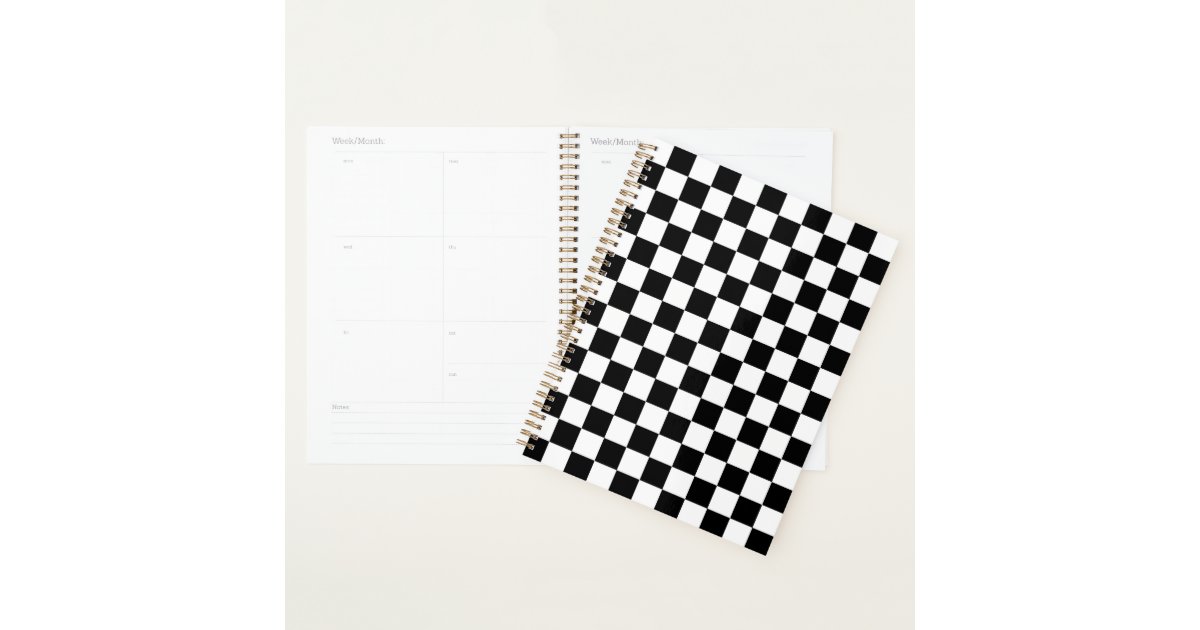 Checker Flag Planner | Zazzle