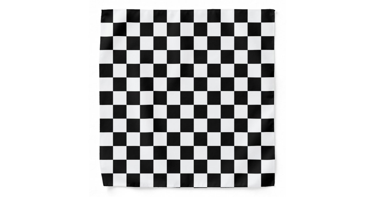 Checkerboard Bandana | Zazzle