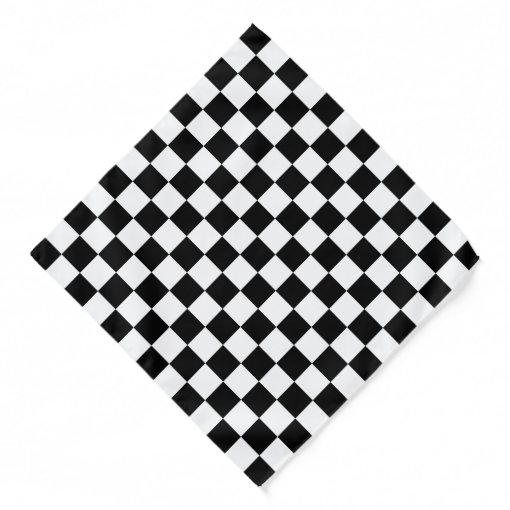 Checkerboard Bandana | Zazzle