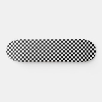 Checkerboard Pattern Skateboard | Zazzle