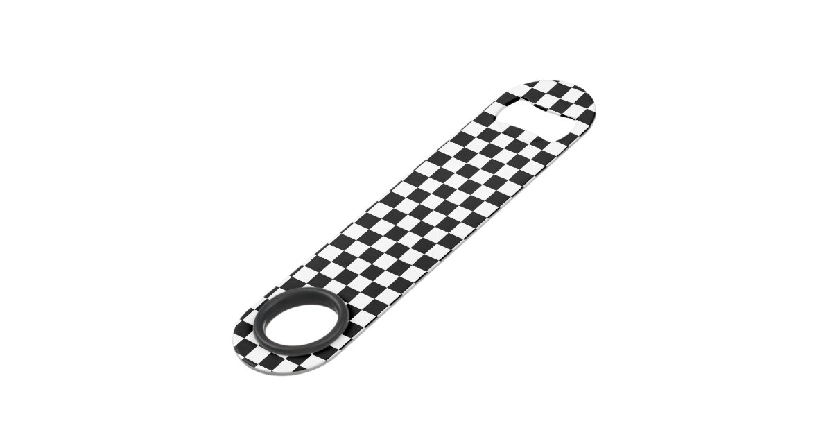 Checkered Bar Key | Zazzle