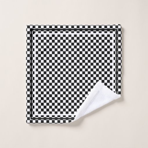Checkered Bath Towel Set | Zazzle
