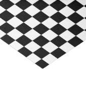 Checkered Black and White Tissue Paper | Zazzle