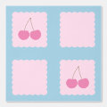 Checkered Cherry Pattern Retro Wallpaper | Zazzle