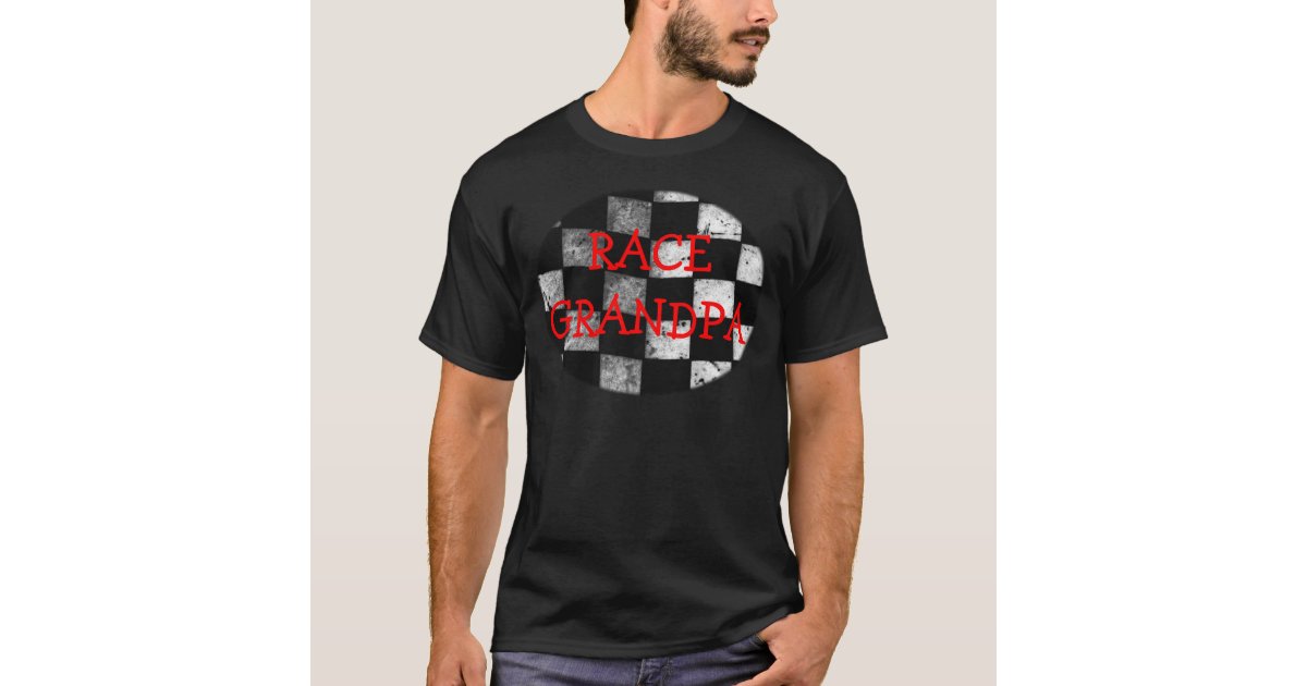Checkered Flag Customizable T-Shirt | Zazzle