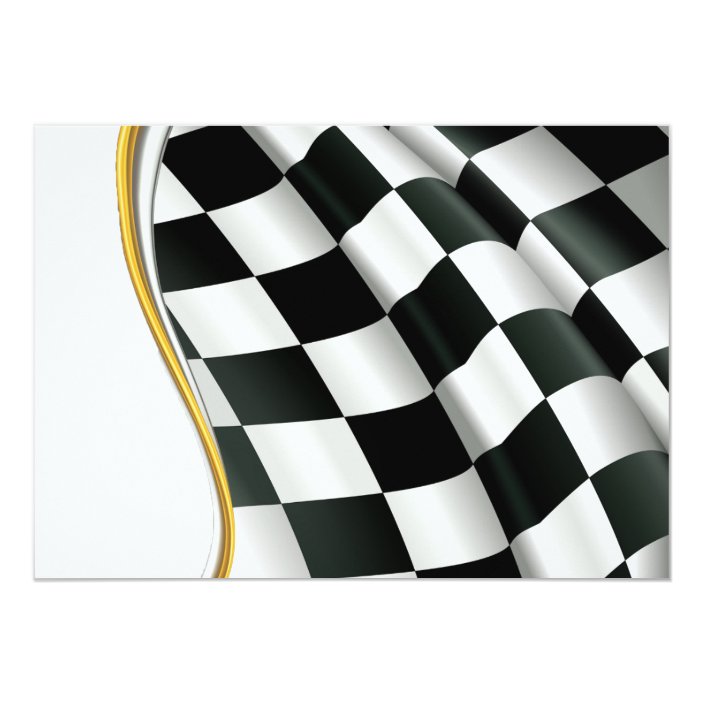 Checkered Flag Invitations | Zazzle.com