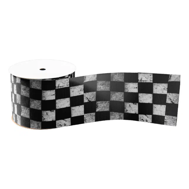 Checkered Flag Ribbon | Zazzle