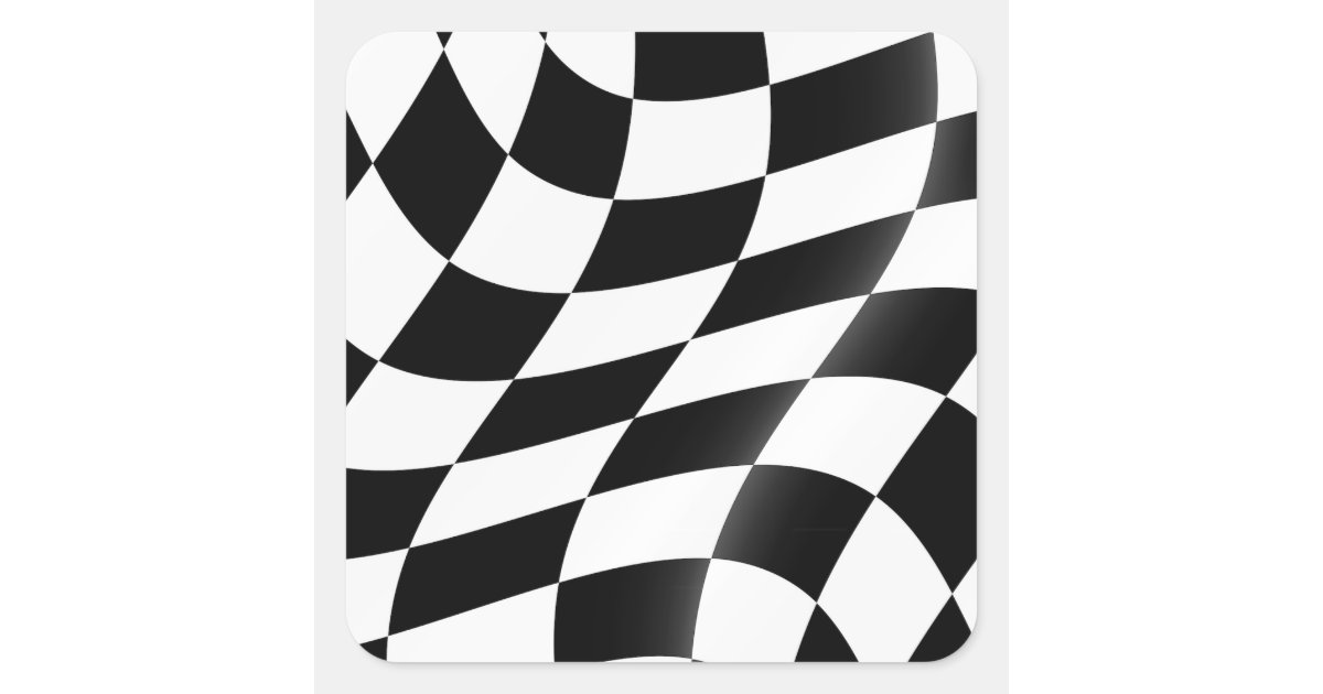 Checkered Flag Stickers | Zazzle