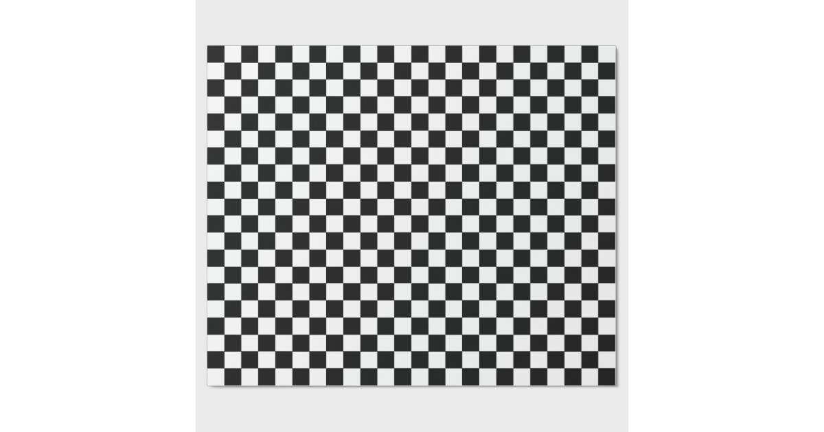 Checkered Flag Wrapping Paper | Zazzle