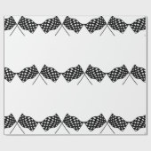 Checkered Flags Wrapping Paper | Zazzle