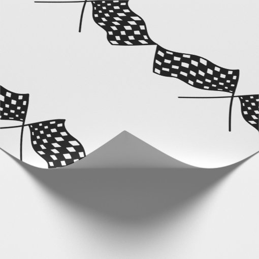 Checkered Flags Wrapping Paper | Zazzle