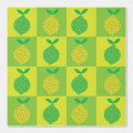 Checkered Lime Green and Yellow Lemon Wallpaper | Zazzle
