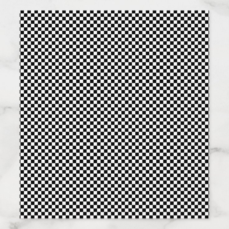 Checkered Pattern Envelope Liner | Zazzle