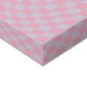 Checkered Pattern Lilac Pink Check Checkerboard Faux Canvas Print | Zazzle