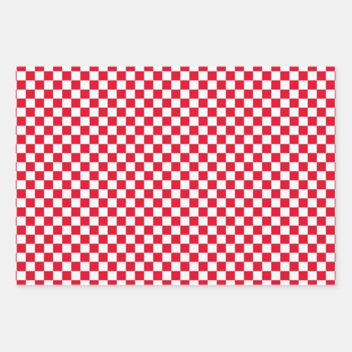 Checkered Wrapping Paper Sheets | Zazzle