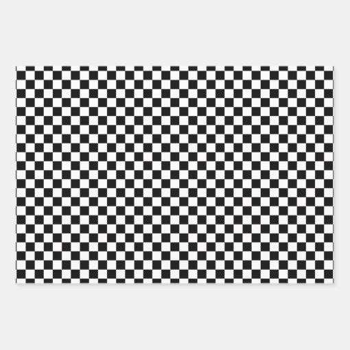 Checkered Wrapping Paper Sheets | Zazzle