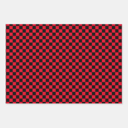 Checkered Wrapping Paper Sheets | Zazzle