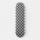 Checkers Black and White Checkerboard Pattern Skateboard Deck | Zazzle