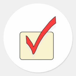 Check Mark Stickers | Zazzle