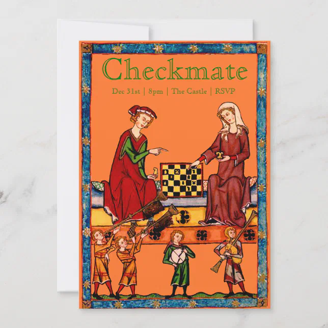 Checkmate - Chess Tournament Invitation | Zazzle