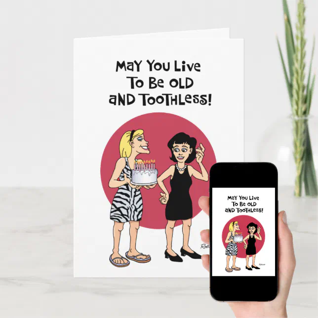 Cheeky BFF Birthday Card | Zazzle