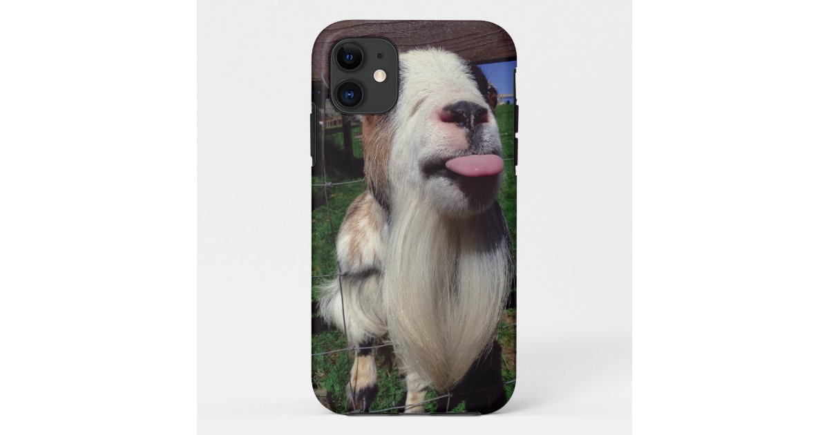 Cheeky Goat Phone case | Zazzle