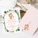 Cheeky Little Monkey Girls 1st Birthday Invitation | Zazzle
