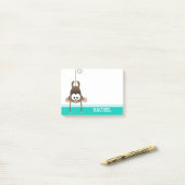 Cheeky Monkey Personalized Post-it Notes | Zazzle