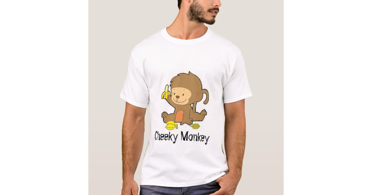 Cheeky Monkey T-Shirt | Zazzle