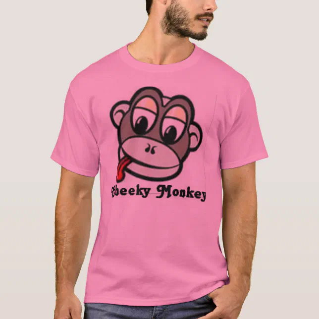 Cheeky Monkey T-Shirt | Zazzle