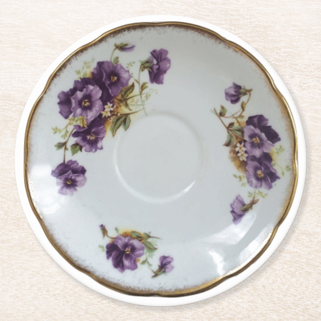 Cheeky Teacup Saucer Coaster | Zazzle