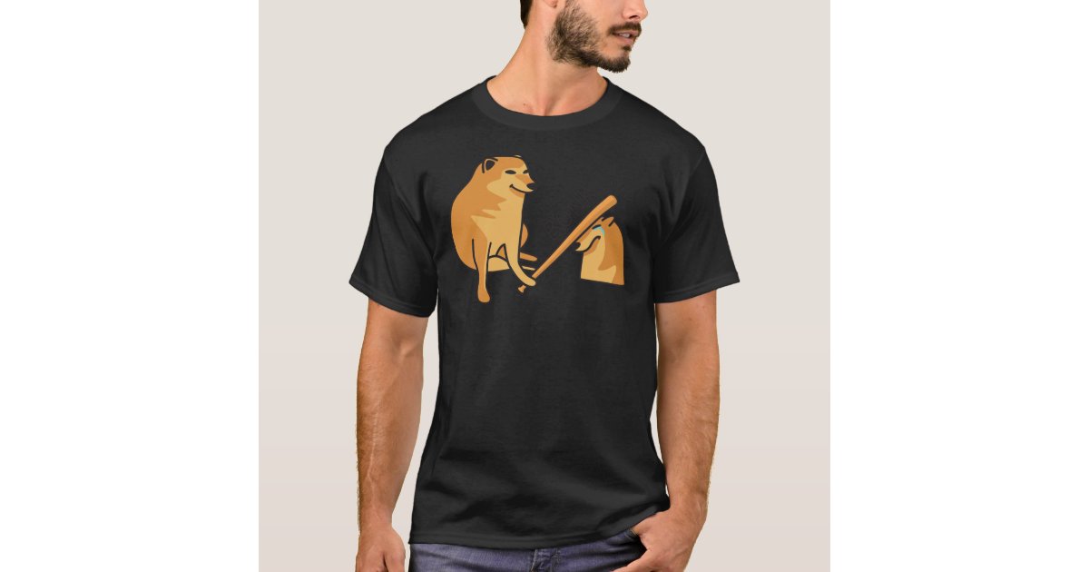 Cheems Bonk Dog T-Shirt | Zazzle